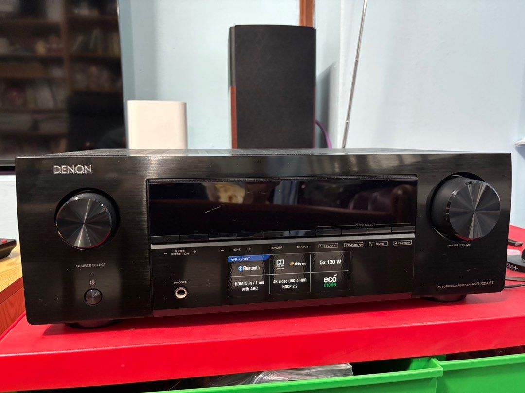 Denon AVR-X250BT 5.1 Channel AV Receiver, Audio, Soundbars, Speakers & Amplifiers on Carousell