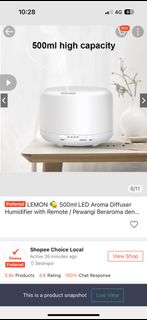 HOOGA Car Diffuser - Bergamot Leaves & Eucalyptus, Furniture & Home ...