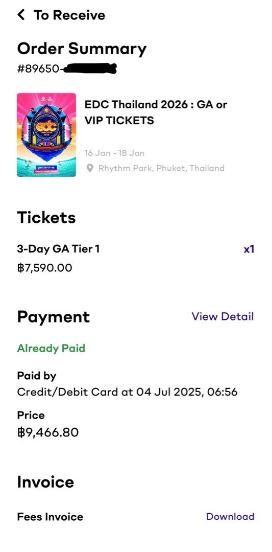 EDC Thailand 2026: 3-Day GA Tier 1 Ticket, Tickets & Vouchers, Event ...
