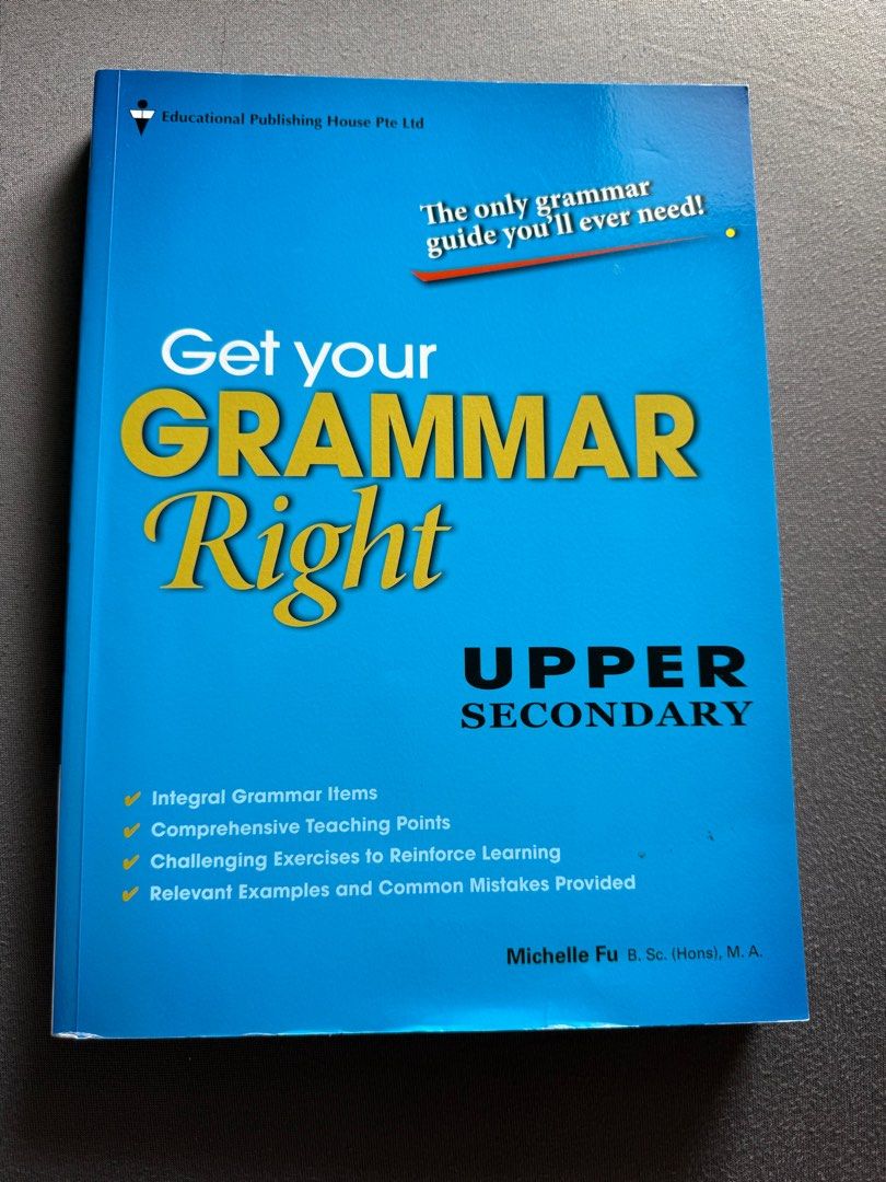 Get Your Grammar Right - Upper Secondary Textbook, Hobbies & Toys ...