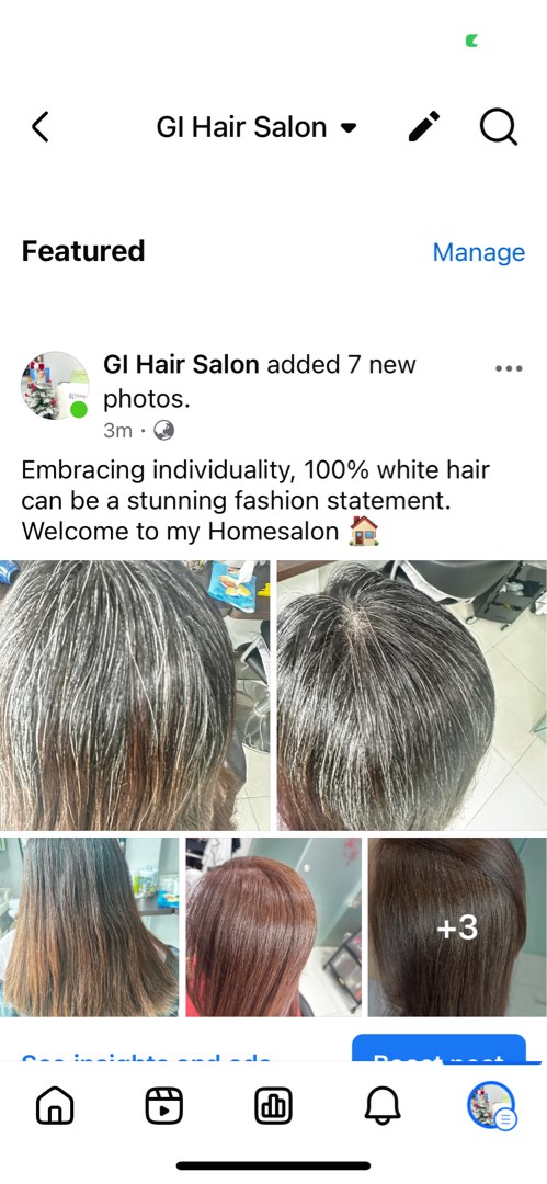 GI Hair Salon - White Hair Transformation, Beauty & Personal Care, Hair ...