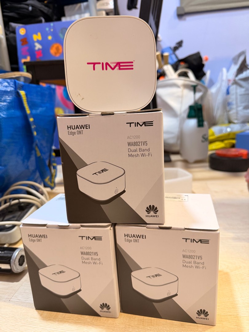 Huawei TIME Dual Band Mesh WiFi AC1200 WA8021V5 x 3 units, Mobile ...