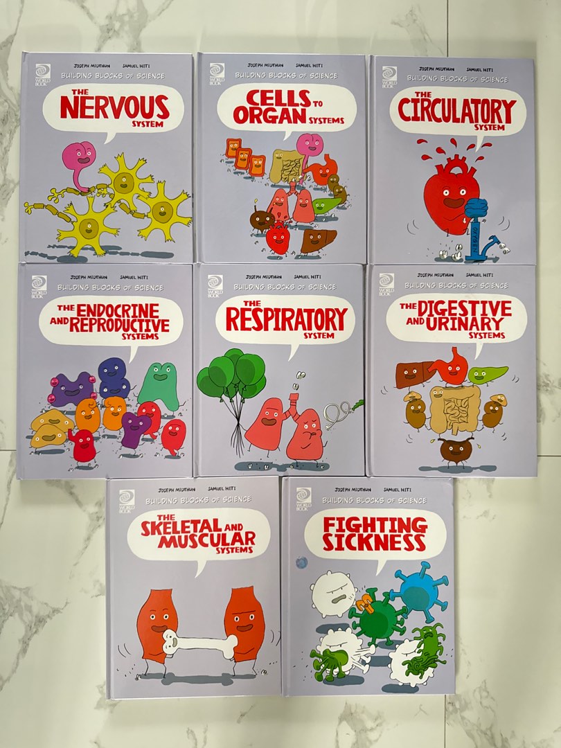 Human Body Science Books - Set of 8, Hobbies & Toys, Books & Magazines ...