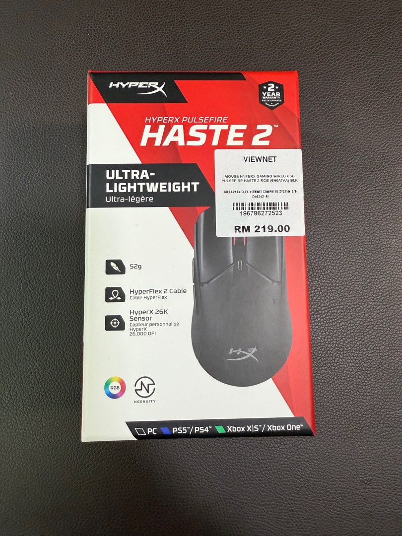 Hyper X Pulsefire Haste 2, Computers & Tech, Parts & Accessories, Mouse ...