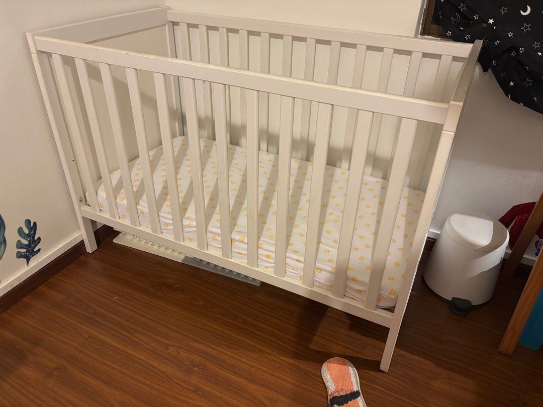 IKEA Sundvik baby cot crib, Babies & Kids, Baby Nursery & Kids ...