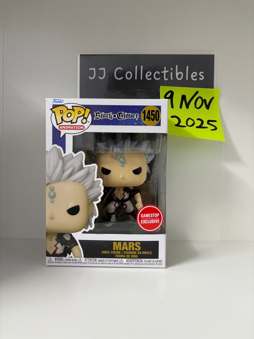 [Mint] Funko Pop Mars Black Clover Animation #1450, Hobbies & Toys ...