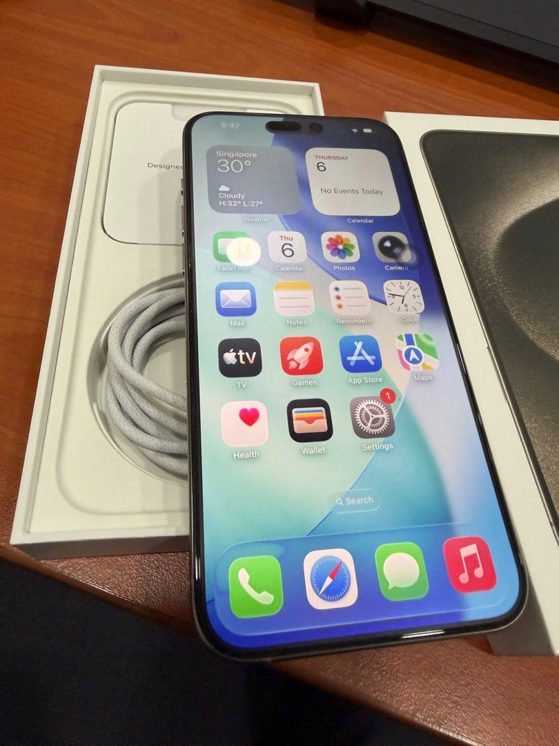 iPhone 15 Pro Max Natural Titanium 512GB, Mobile Phones & Gadgets ...