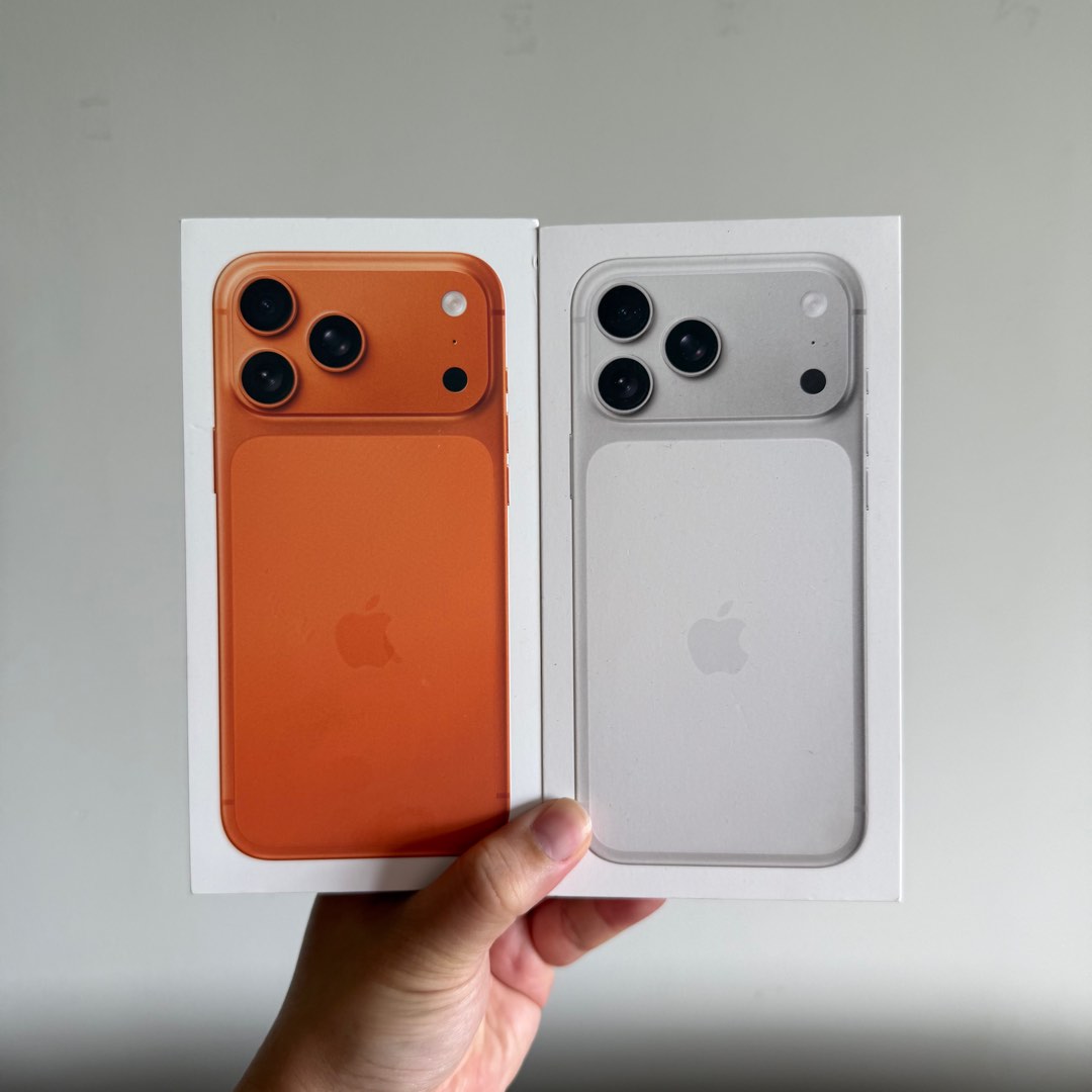 iPhone 17 Pro Max 256 (Orange) / 512 (Silver), Mobile Phones & Gadgets ...