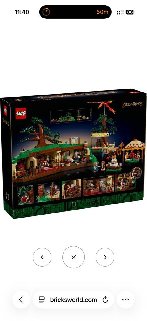 LEGO Icons 10354 The Lord Of The Rings: The Shire, Hobbies & Toys, Toys ...