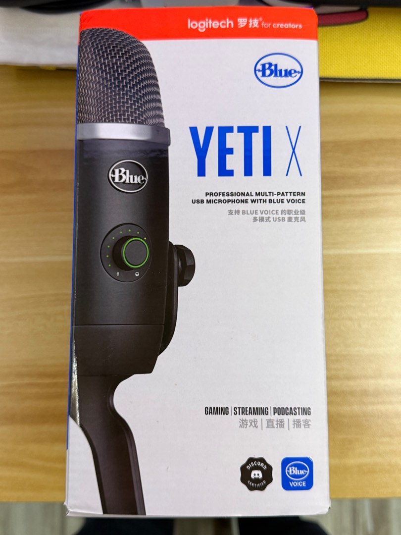 Logitech 羅技 Blue Yeti X Professional Streaming USB Microphone 專業 直播 USB ...