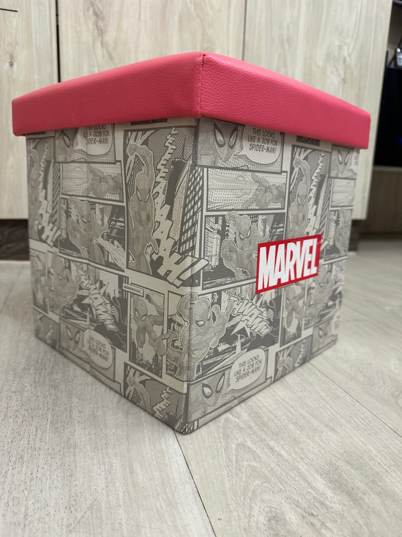 Marvel Spider-Man Storage Ottoman / Seat Chair with Storage Space ...