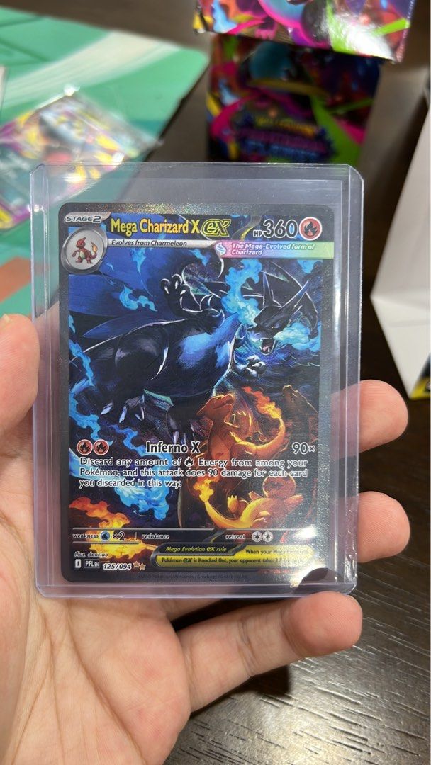 Mega Charizard X EX SIR, Hobbies & Toys, Toys & Games on Carousell