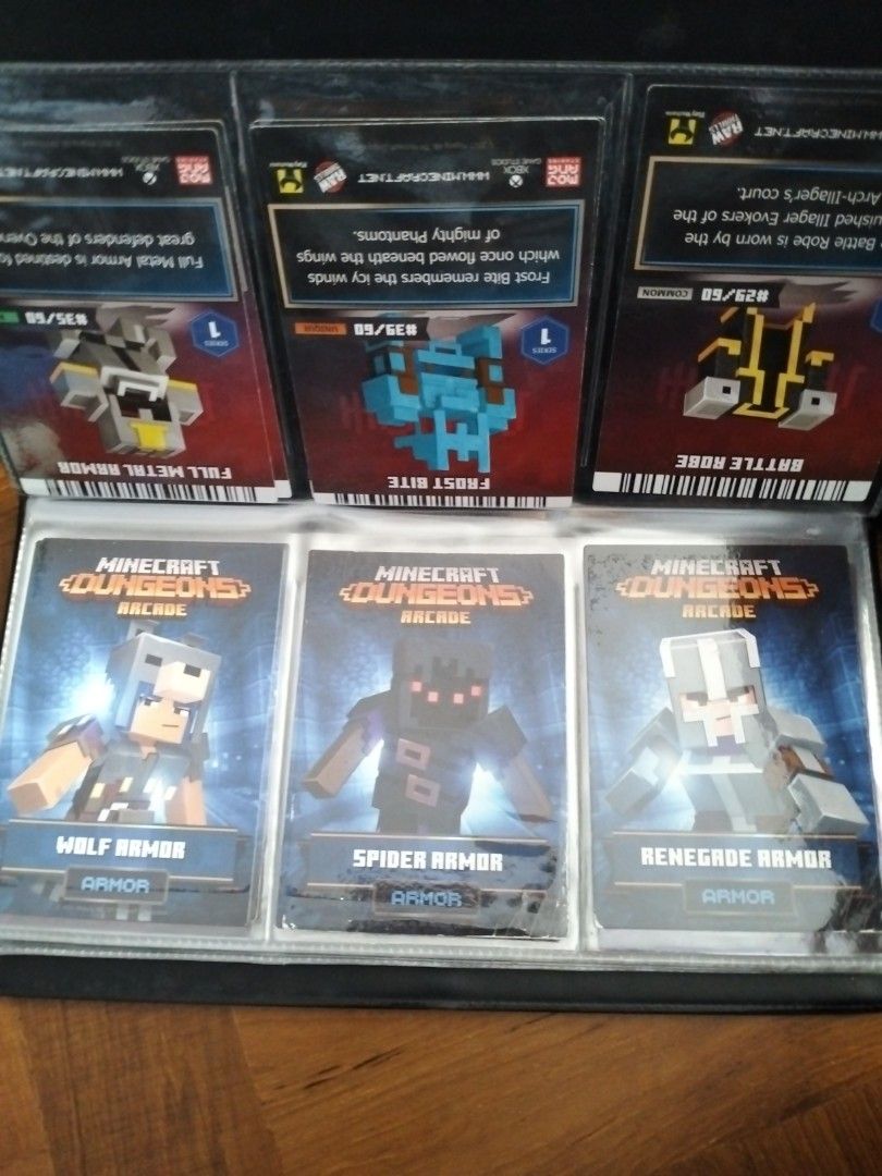 Minecraft Dungeons Arcade Trading Cards - Various, Hobbies & Toys, Toys ...