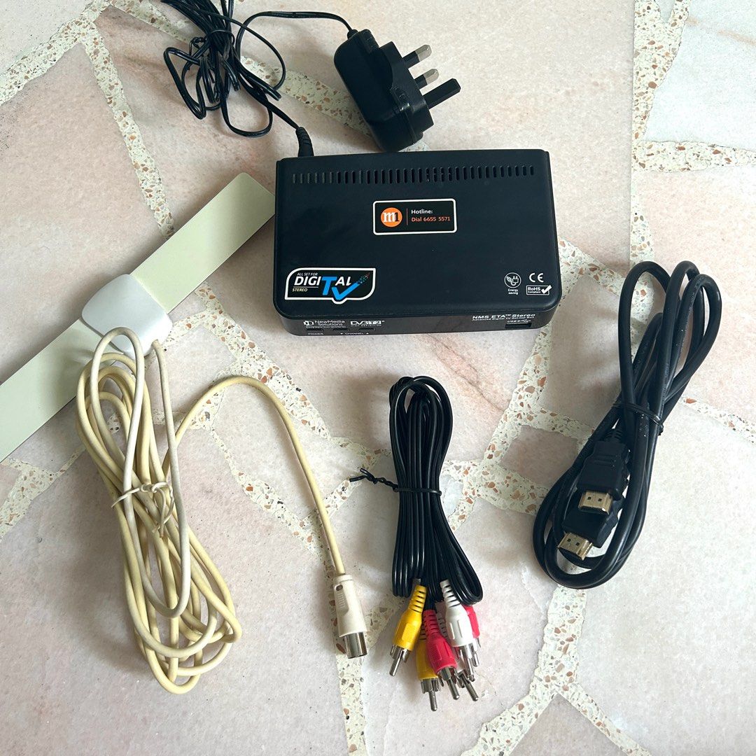 NewMedia New Media Solutions NMS Digital TV HD Set Top Box STB2-T2, TV ...