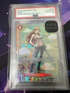 One Piece Card Game Chinese Nami 1st Anniversary Set, Hobbies & Toys ...