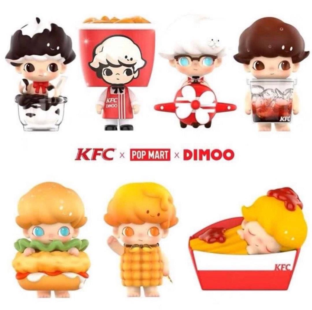 Popmart KFC Dimoo Fullset with Secret, Hobbies & Toys, Toys & Games on ...