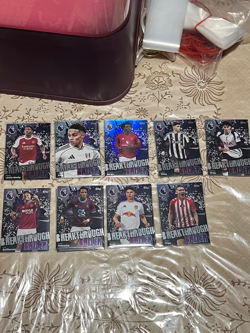 Premier League 25/26 Breakthrough Baller Trading Cards, Hobbies & Toys ...