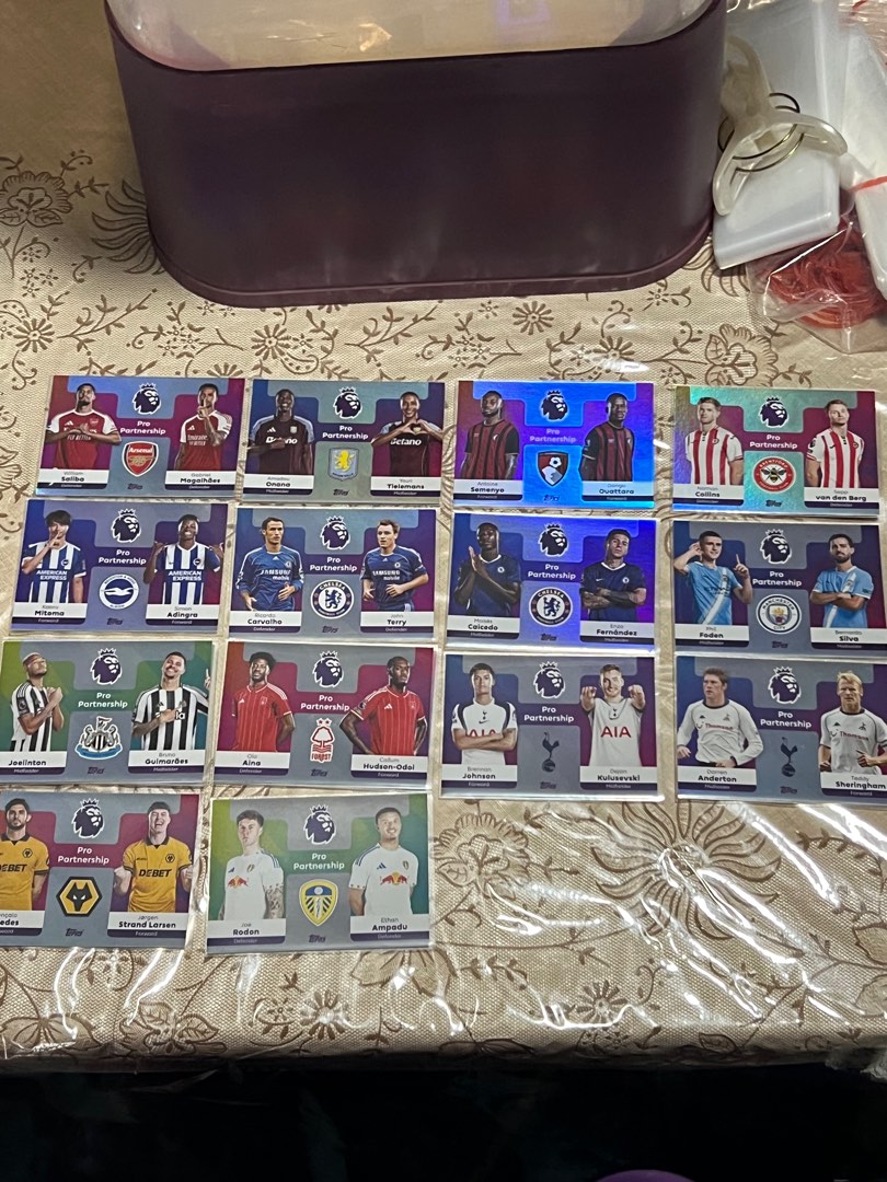 Premier League 25/26 Pro Partnership Football Cards, Hobbies & Toys ...