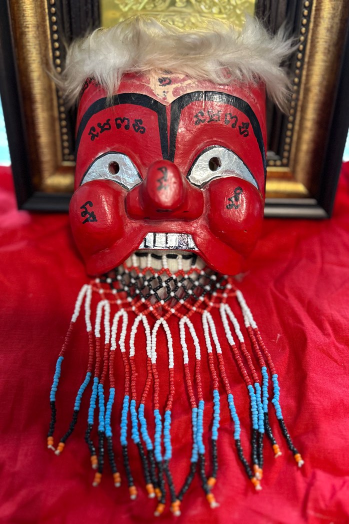 ️PTCS Pan Boon Mask Bucha with yant 👺 Phor Tan Chao Seng Wat Bang Trang ...