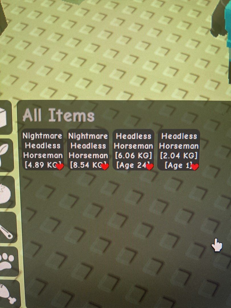 Roblox Headless Horseman GROW A GARDEN, Video Gaming, Gaming ...