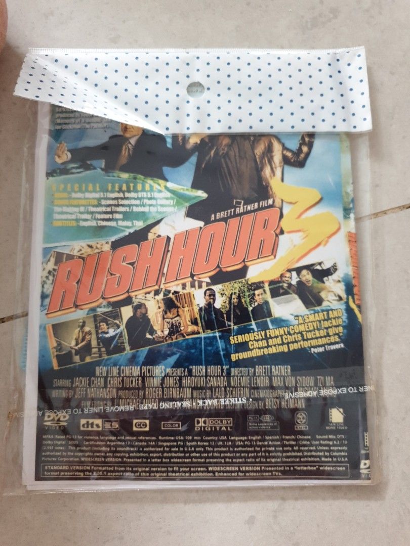 Rush Hour DVD, Hobbies & Toys, Music & Media, CDs & DVDs on Carousell