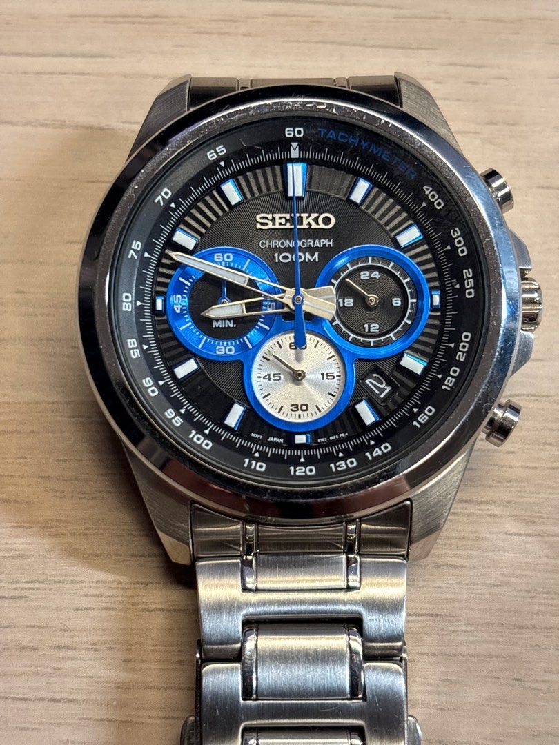 Seiko Chronograph SSB345P1, Men's Fashion, Watches & Accessories ...