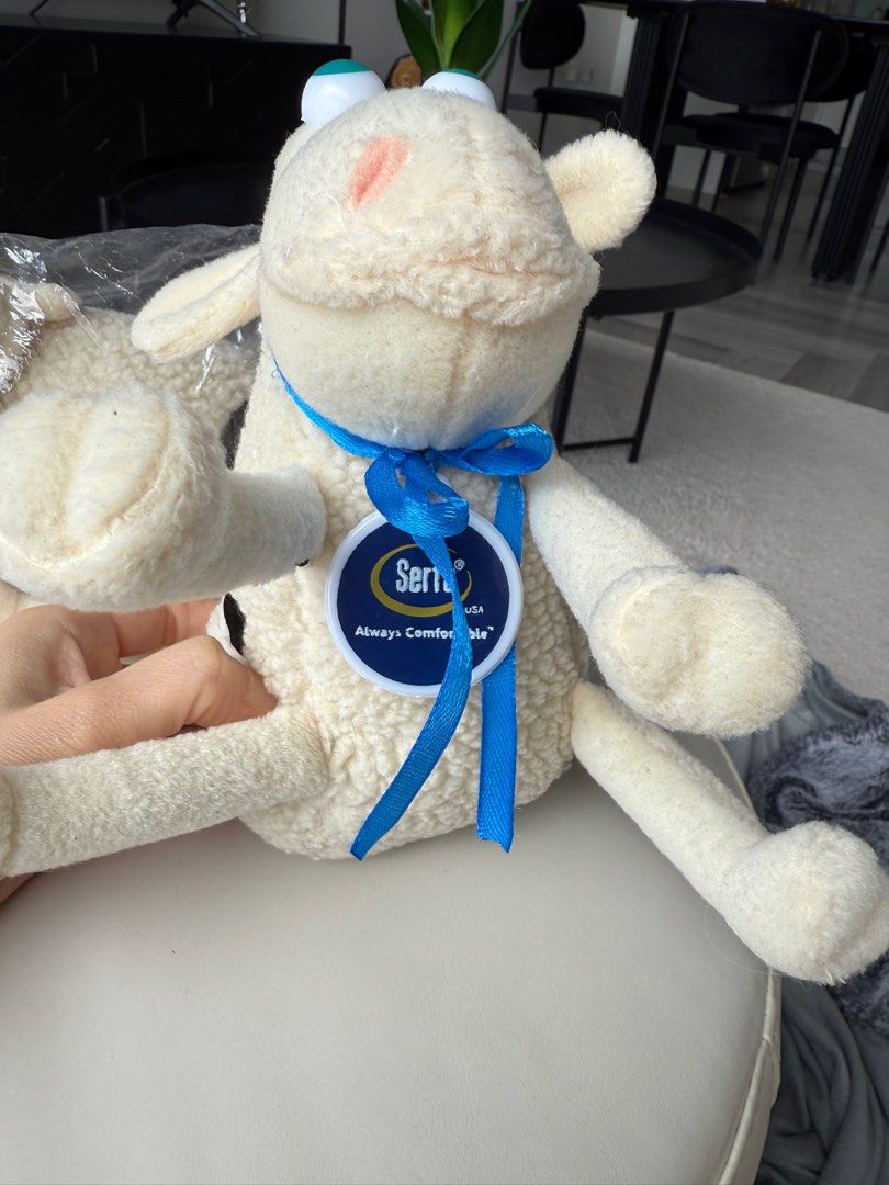 Serta Sheep Plush Toy, Hobbies & Toys, Toys & Games on Carousell