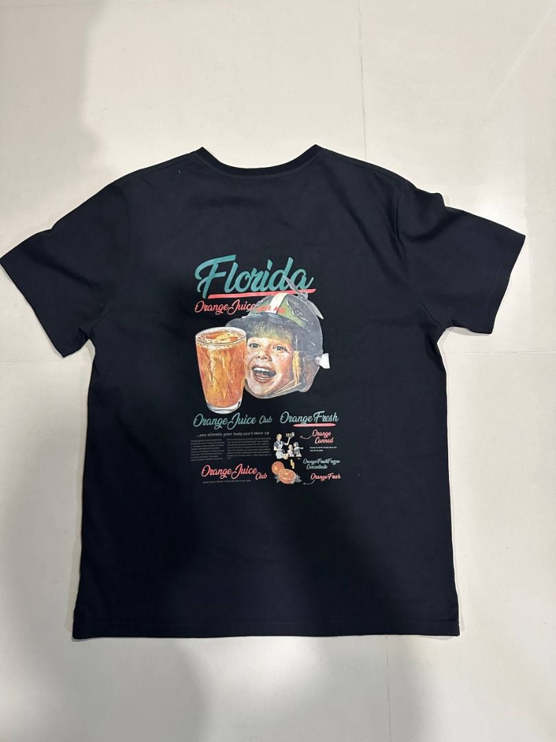 Shein Florida Graphic Tee, Men's Fashion, Tops & Sets, Tshirts & Polo ...