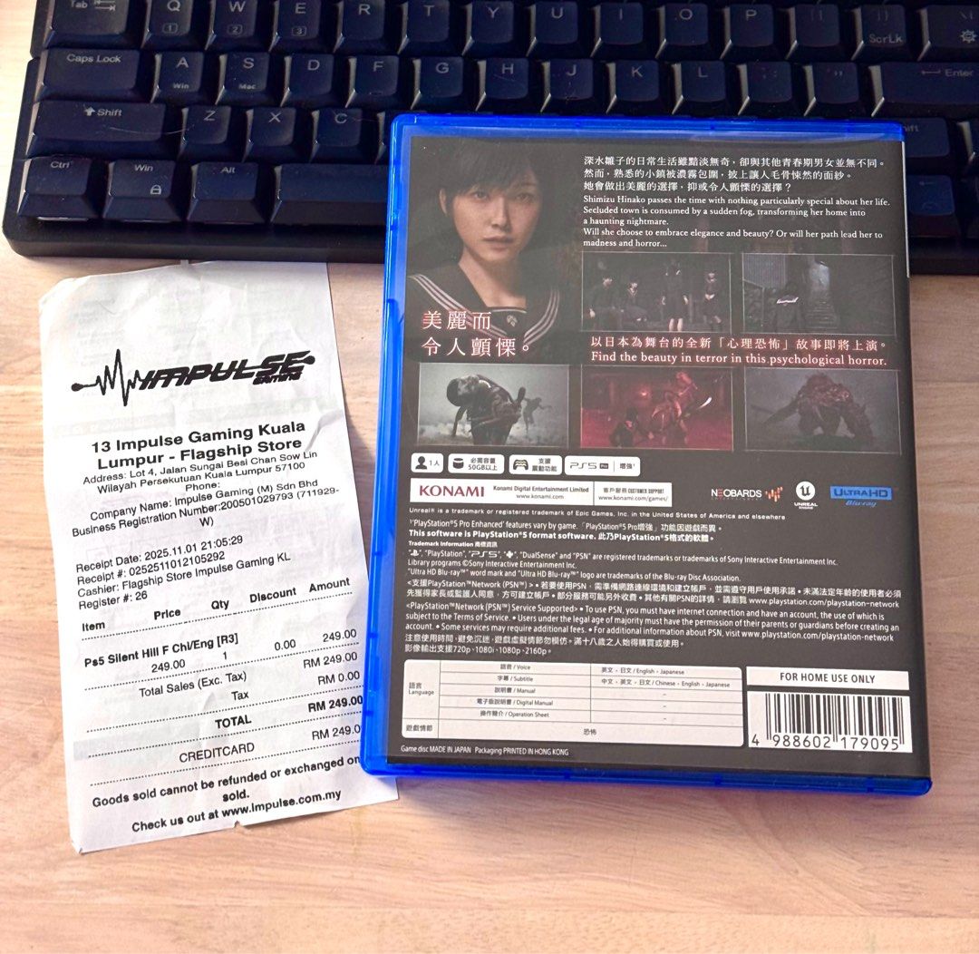Silent Hill f - PS5 (with Redeem Code), Video Gaming, Video Games ...
