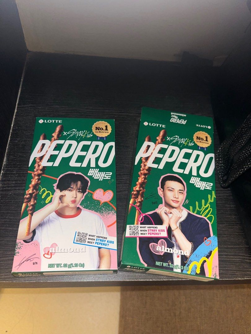 Stray Kids Pepero Almond Snack Chocolate Bundle Set Box Hyunjin Lee ...