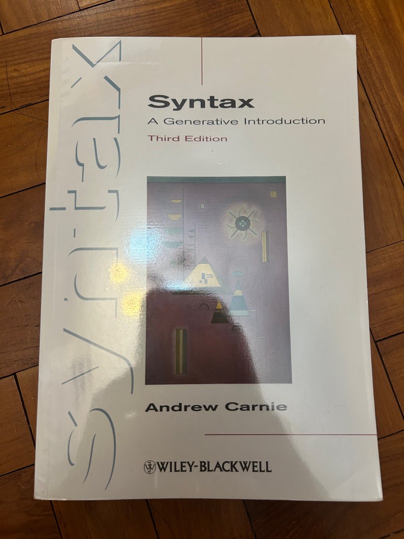Syntax: A Generative Introduction, Third Edition, Hobbies & Toys, Books & Magazines, Textbooks ...