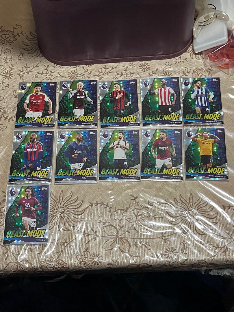 Topps Premier League 25/26 Beast Mode Trading Cards, Hobbies & Toys ...