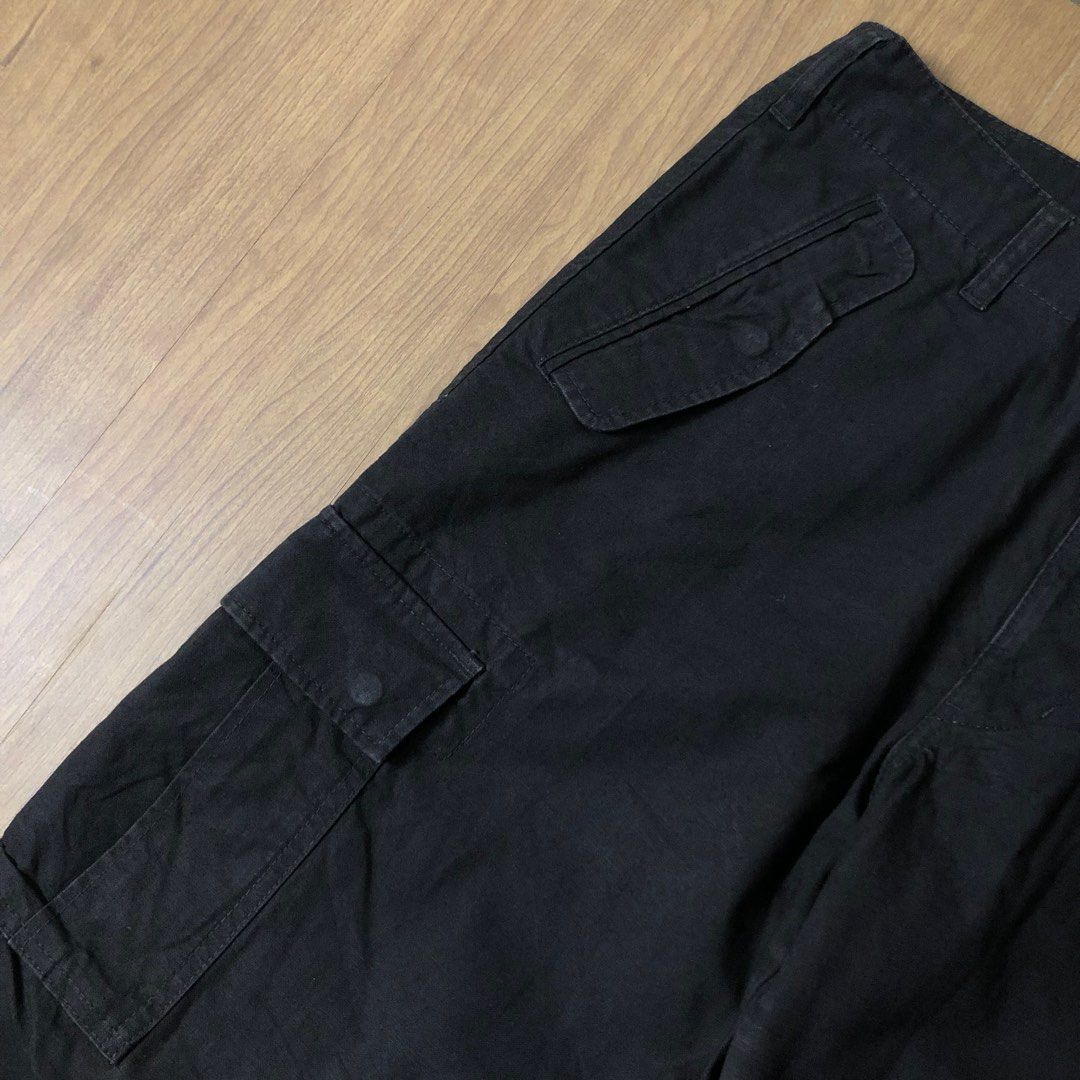 Vintage Cargo Pants Uniqlo GU Dark Brown, Fesyen Pria, Pakaian ...
