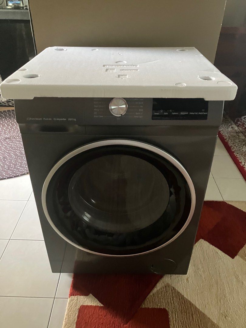 Washing machine front load hisense, TV & Home Appliances, Washing ...