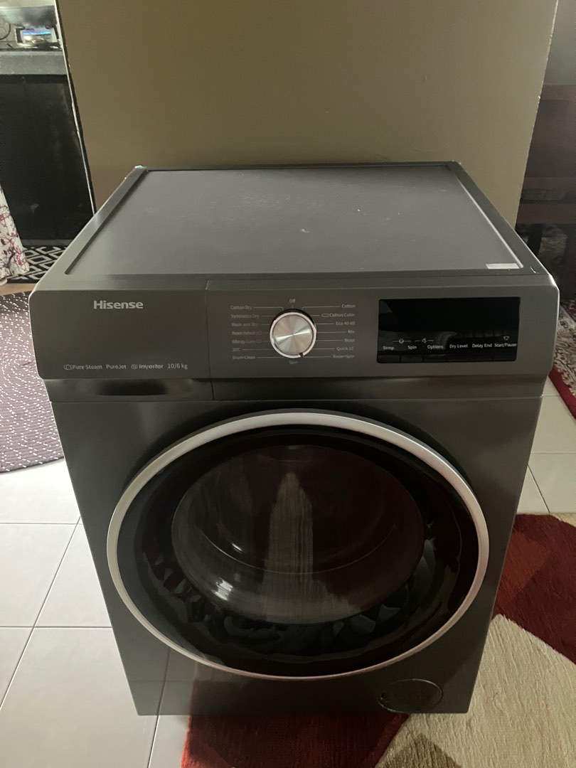 Washing machine front load hisense, TV & Home Appliances, Washing ...