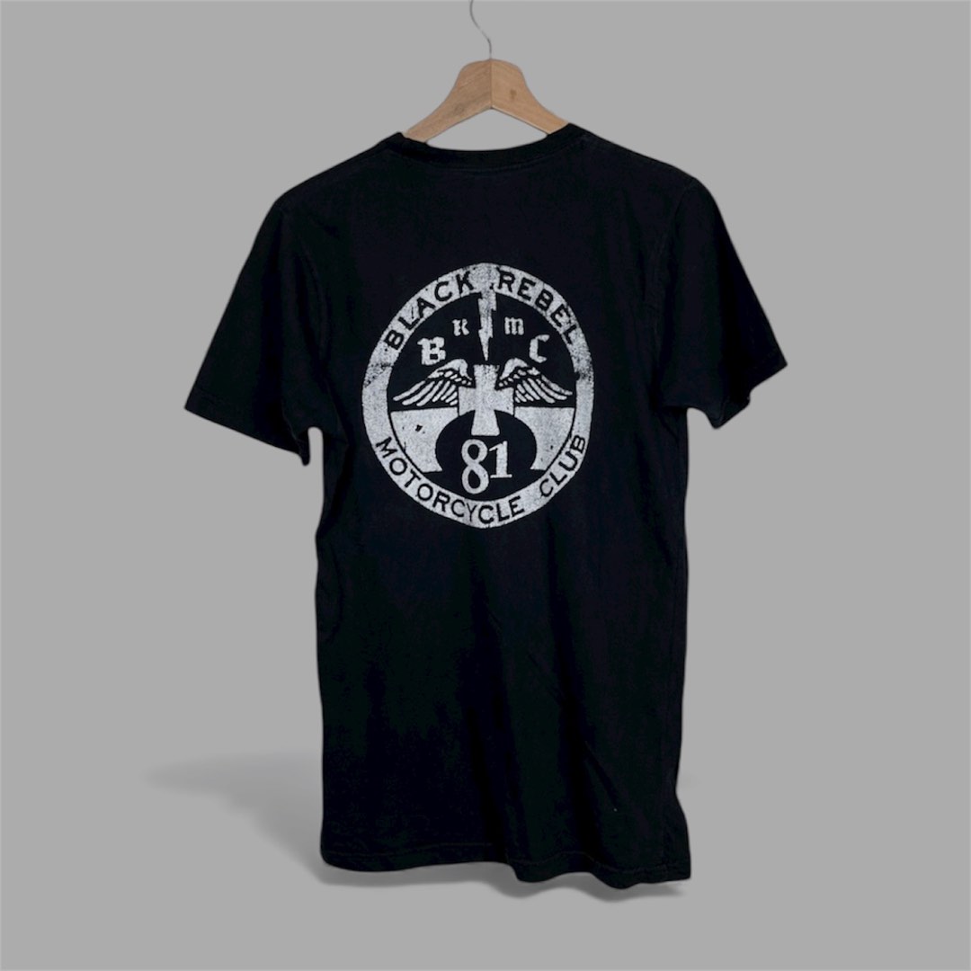 Y2K Black Rebel Motorcycle Club BRMC Band Tee, Men's Fashion, Tops ...