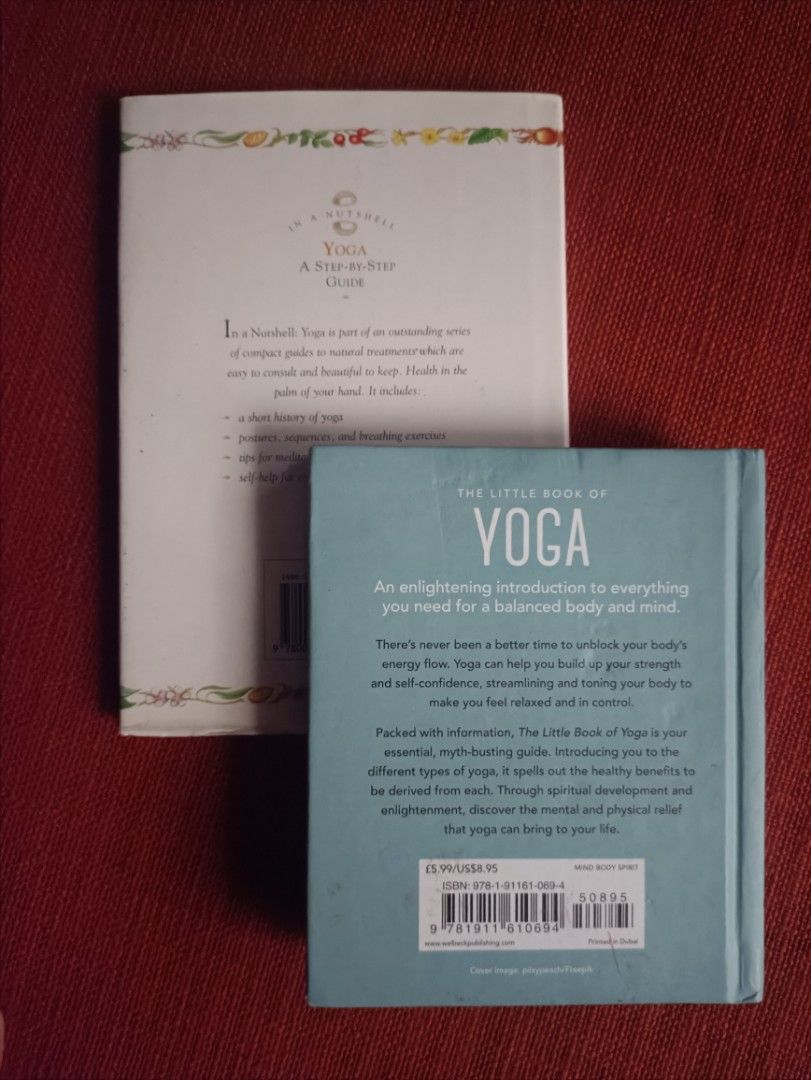 Yoga Books: A Step-by-Step Guide and The Little Book of Yoga, Hobbies ...