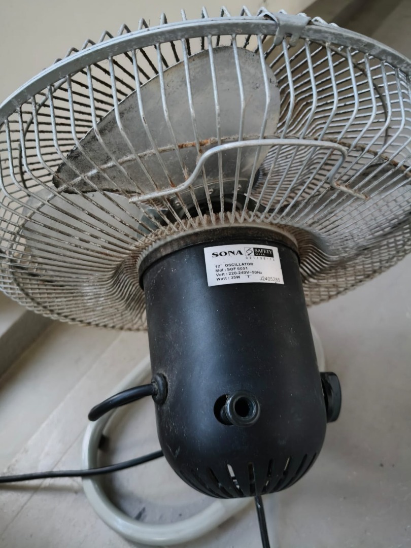 12 inch SONA high velocity floor fan, Furniture & Home Living, Lighting ...