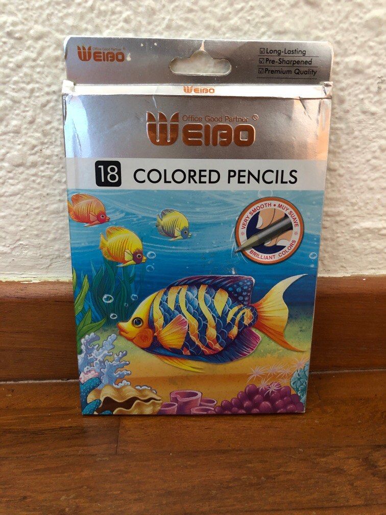18 for colouring and drawing Colour Pencils, Hobbies & Toys, Stationery ...