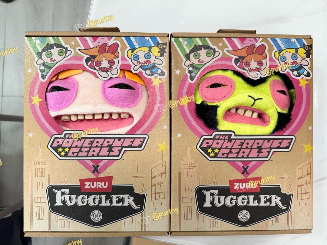 現貨2隻*FUGGLER × The Powerpuff Girls飛天小女警聯名系列公仔🎀 Blossom (花花)/魔人啾啾(Mojo ...