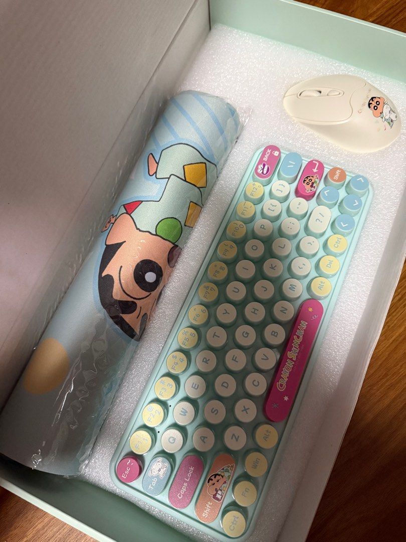 7-Eleven Crayon Shinchan Keyboard & Mouse Set, Computers & Tech, Parts ...