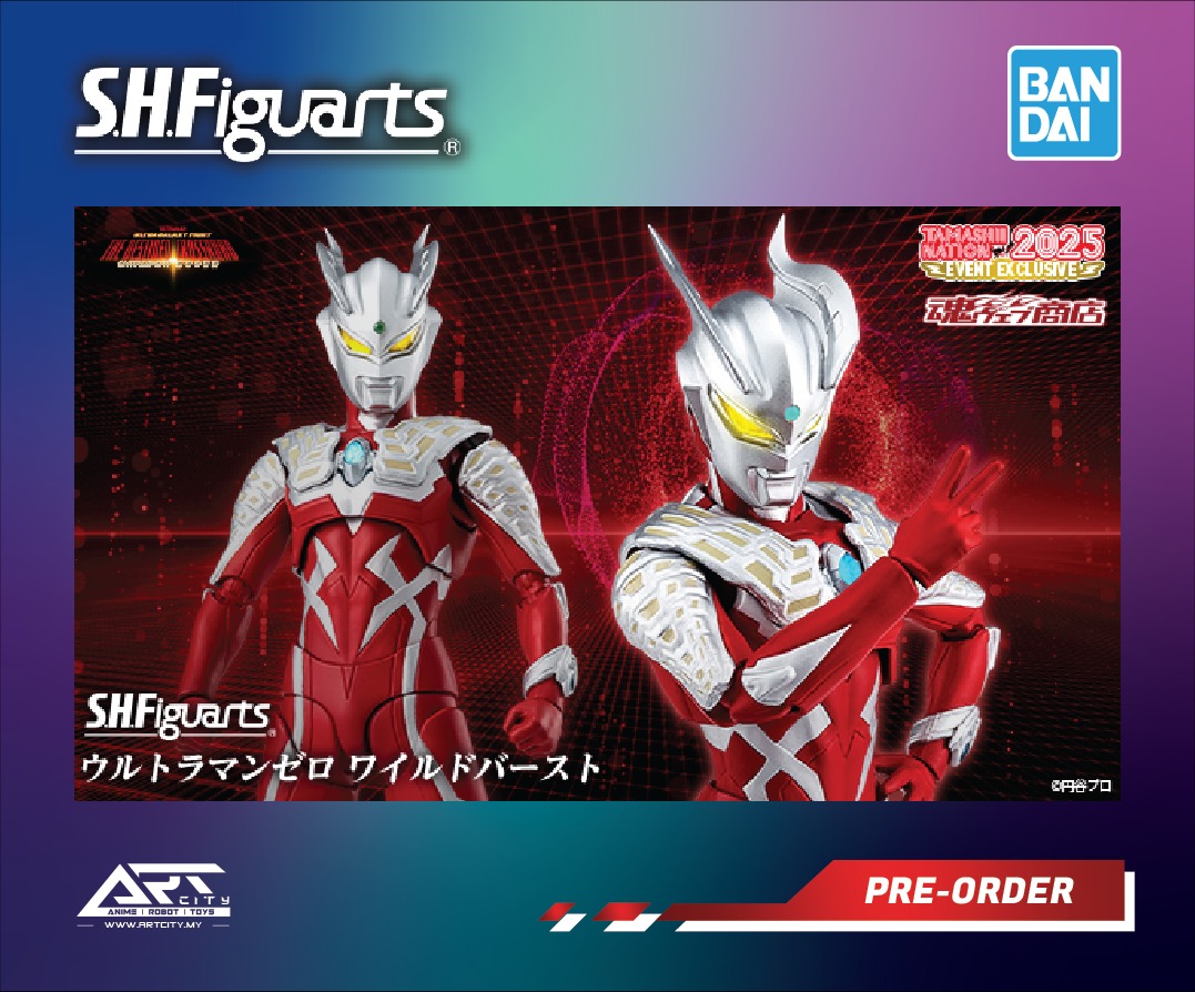Bandai - s.h.figuarts - SHF Ultraman Zero Wild Burst - Ultra Galaxy ...