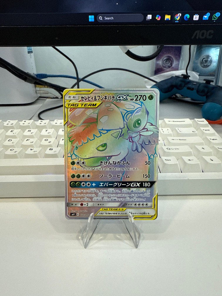 Celebi & Venusaur GX 110/095, Hobbies & Toys, Toys & Games on Carousell