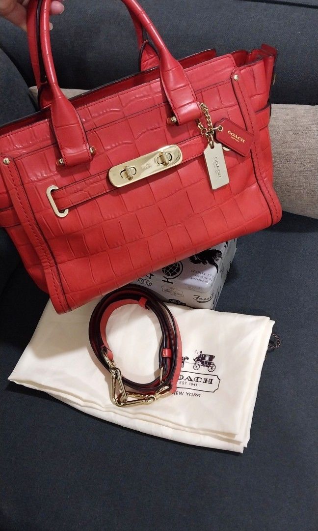 Coach Swagger 27 Bag, Luxury, Bags & Wallets on Carousell