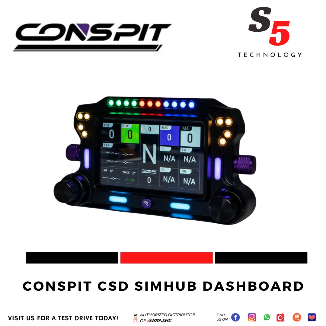 Conspit CSD Simhub Dashboard / Dashboard / Formula / Simracing / Racing ...