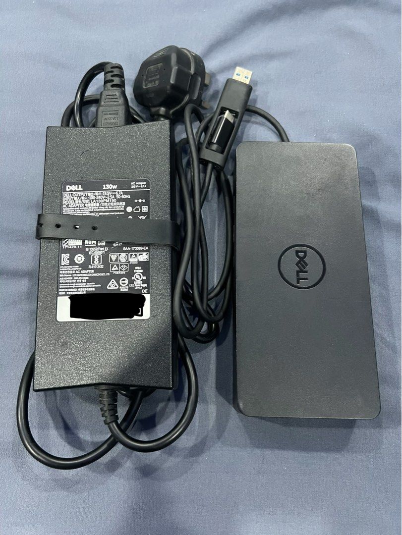 Dell Docking Station with 130W Power Adapter, Computers & Tech, Parts ...
