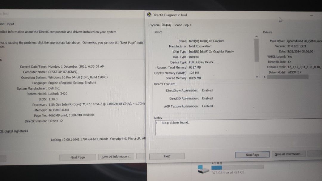 Dell Latitude 3420 Laptop i7 11th gen 16gb ram 512gb ssd, Computers ...