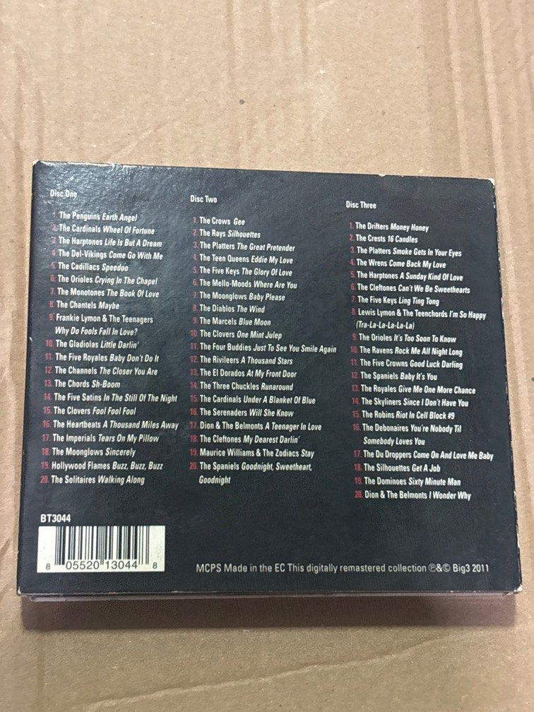 Doo-Wop 3 cd, Hobbies & Toys, Music & Media, CDs & DVDs on Carousell