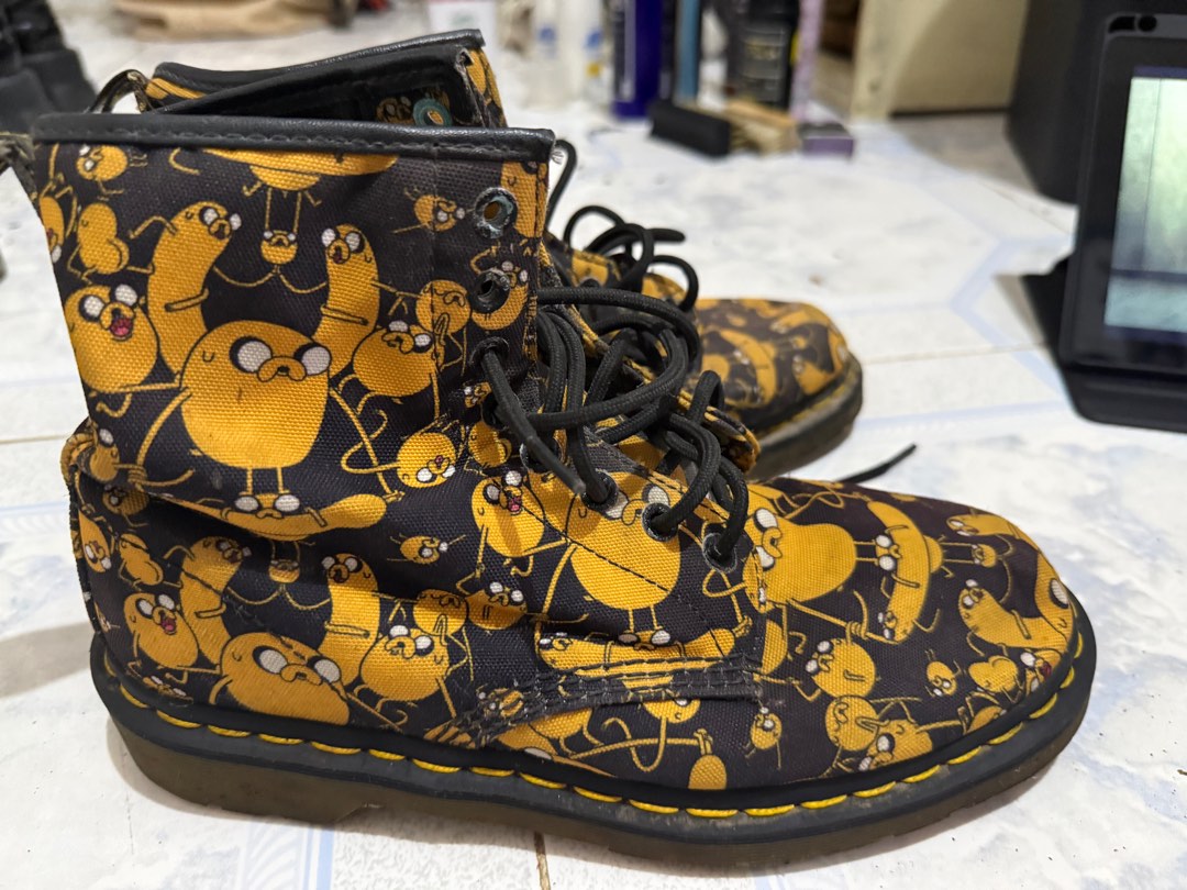Dr. Martens Castel Adventure Time Boots, Women's Fashion, Footwear ...