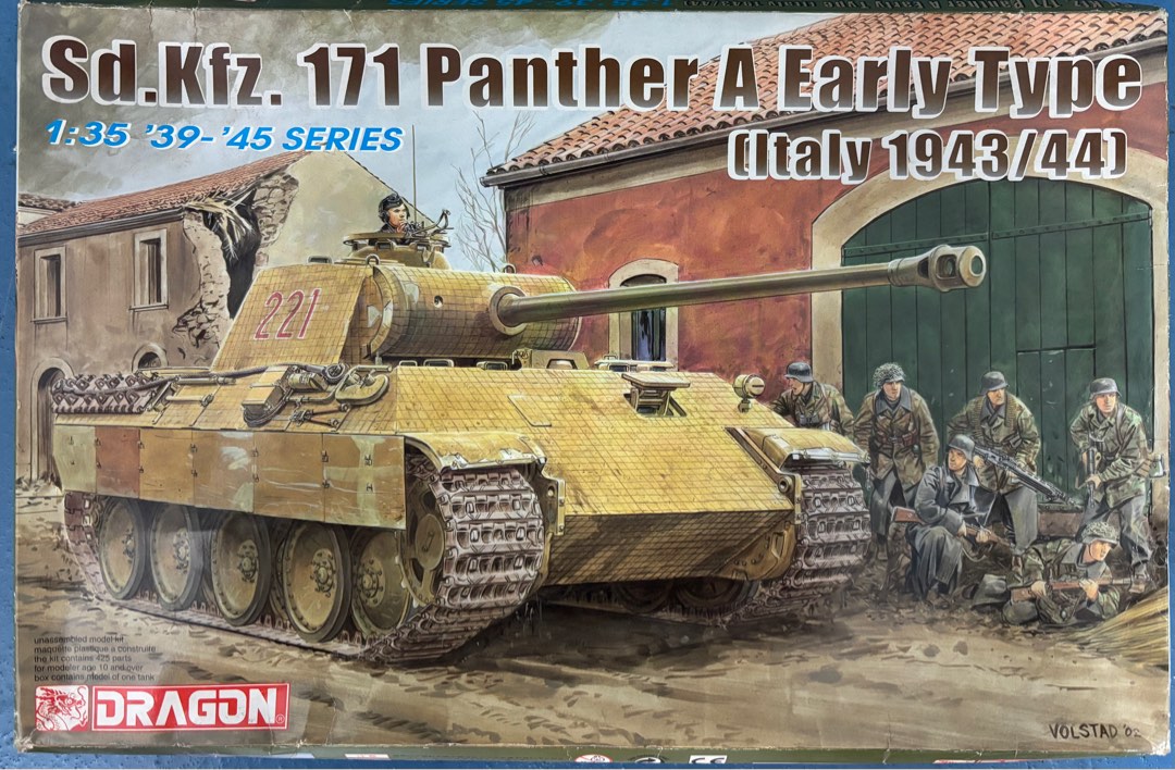Dragon Sd. Kfz. 171 Panther A Early Type (1:35) Plastic Model Kit ...